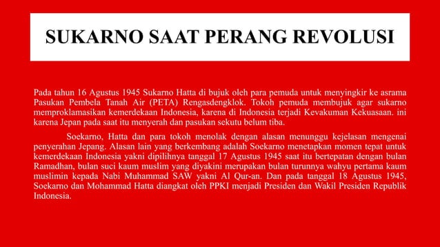 Biografi sukarno | PPTX