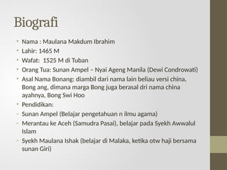 Biografi wali songo Sunan Bonang singkat.pptx