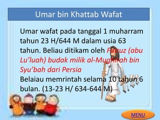 Biografi umar bin khatab 2 | PPT