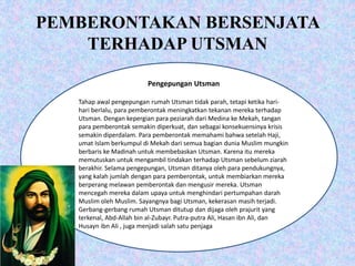 Biografi Utsman Bin Affan | PPTX