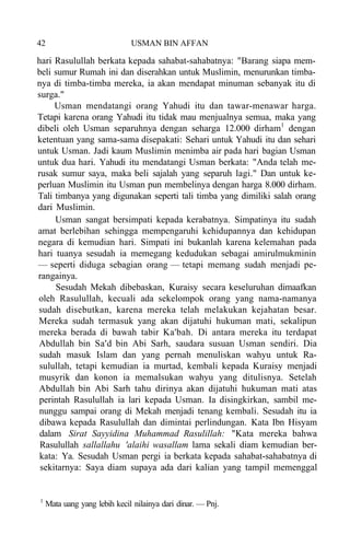 Biografi Utsman bin Affan (bagian 02) | PDF