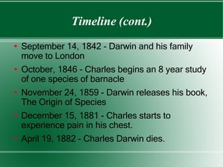 Biographical Scrapbook of Charles Darwin- Colby Rome | PPT
