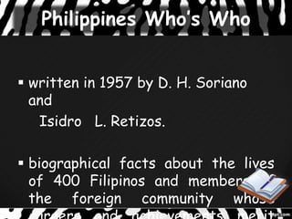 Biographical info. sources | PPTX