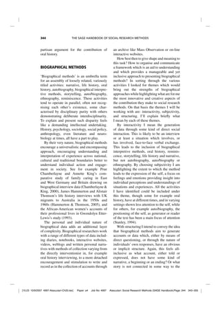 Biographical methods | PDF