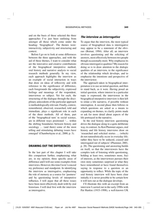 Biographical methods | PDF