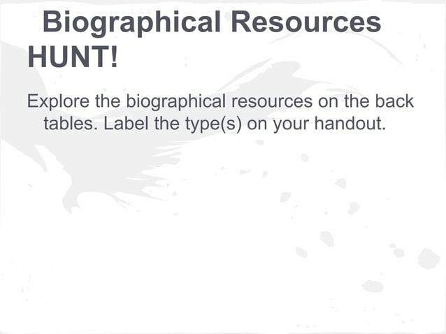Biographical resources | PDF