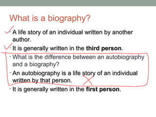 Biographies | PPT