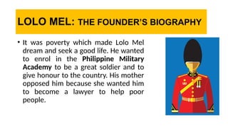 Biographies of Lolo Mel and Lola Lourdes | PPTX