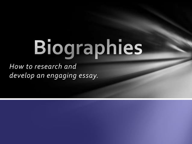 Biographies messham | PPT