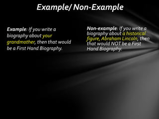 Biographies messham | PPT