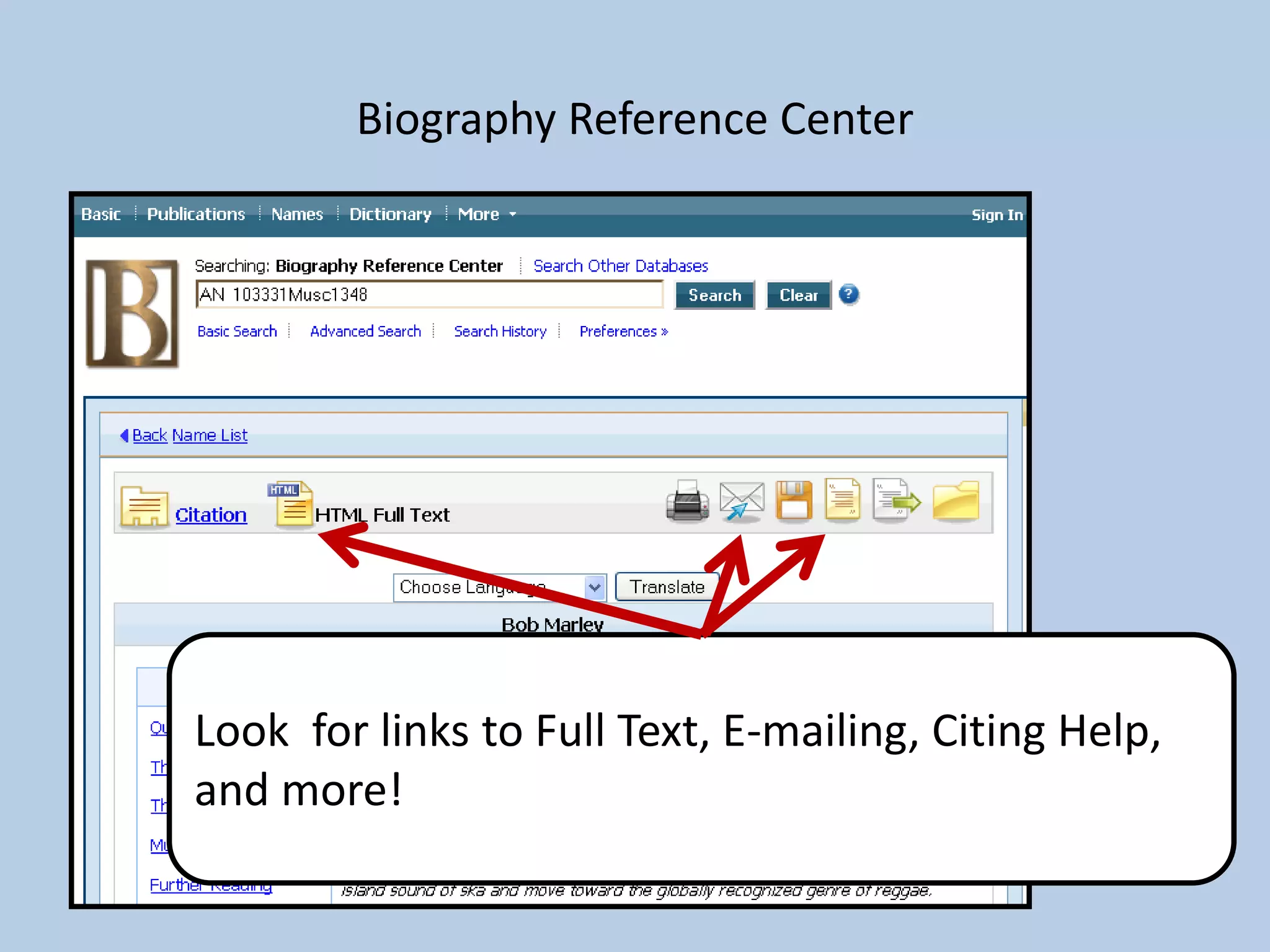 Biography Reference Center | PPT