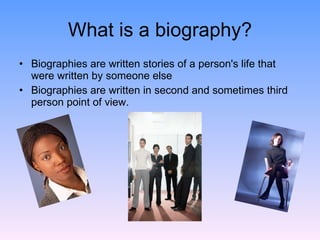 Biographies Vs Autobiographies | PPT