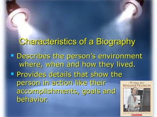 Biography Genre | PPT