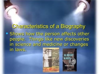 Biography Genre | PPT | Biographies | Genres