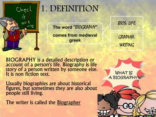 BIOGRAPHY | PPTX