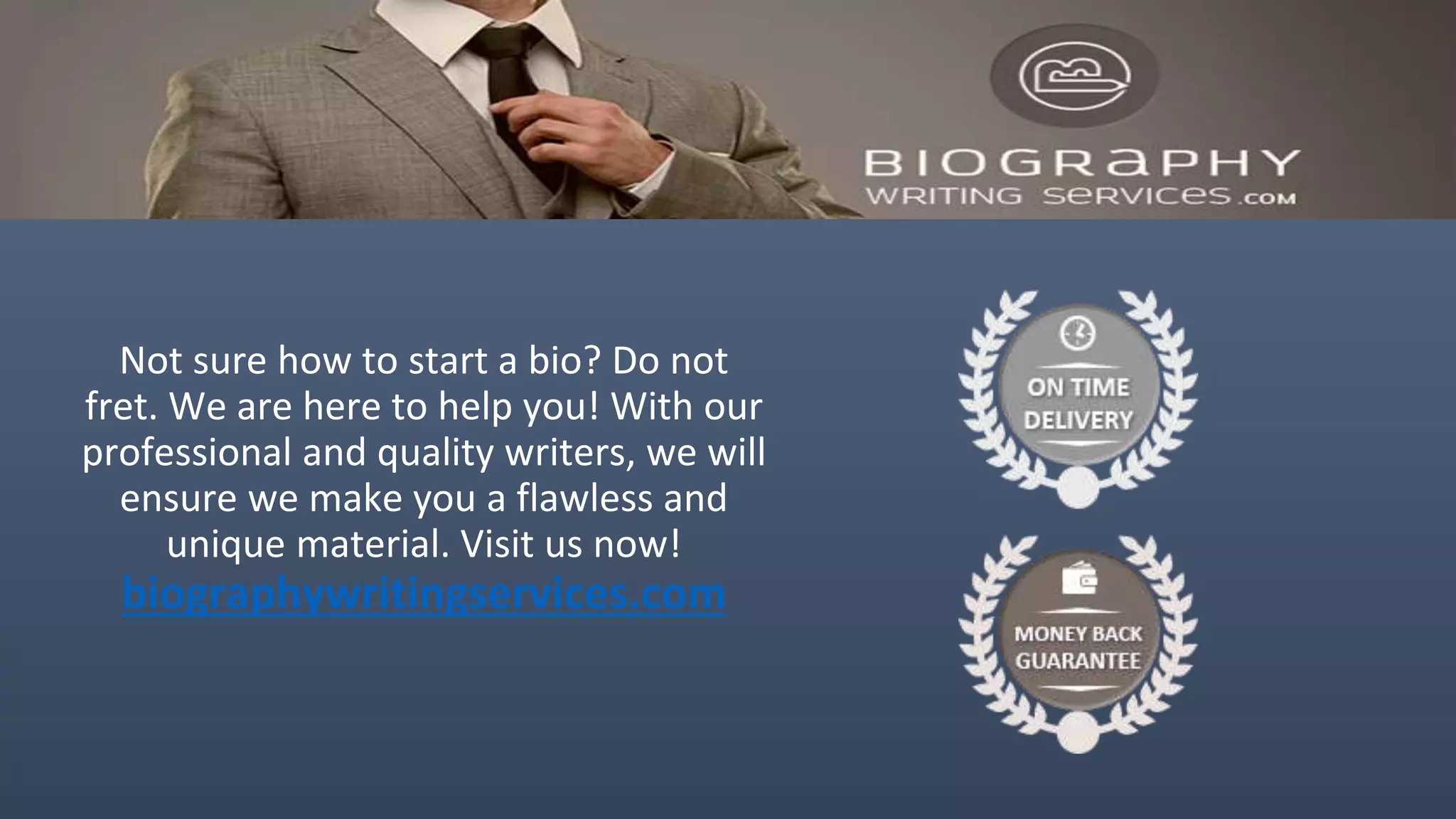 Biography Writing Checklist | PPT