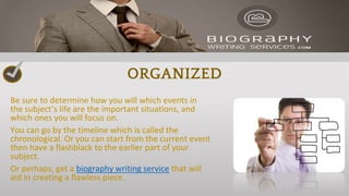 Biography Writing Checklist | PPTX