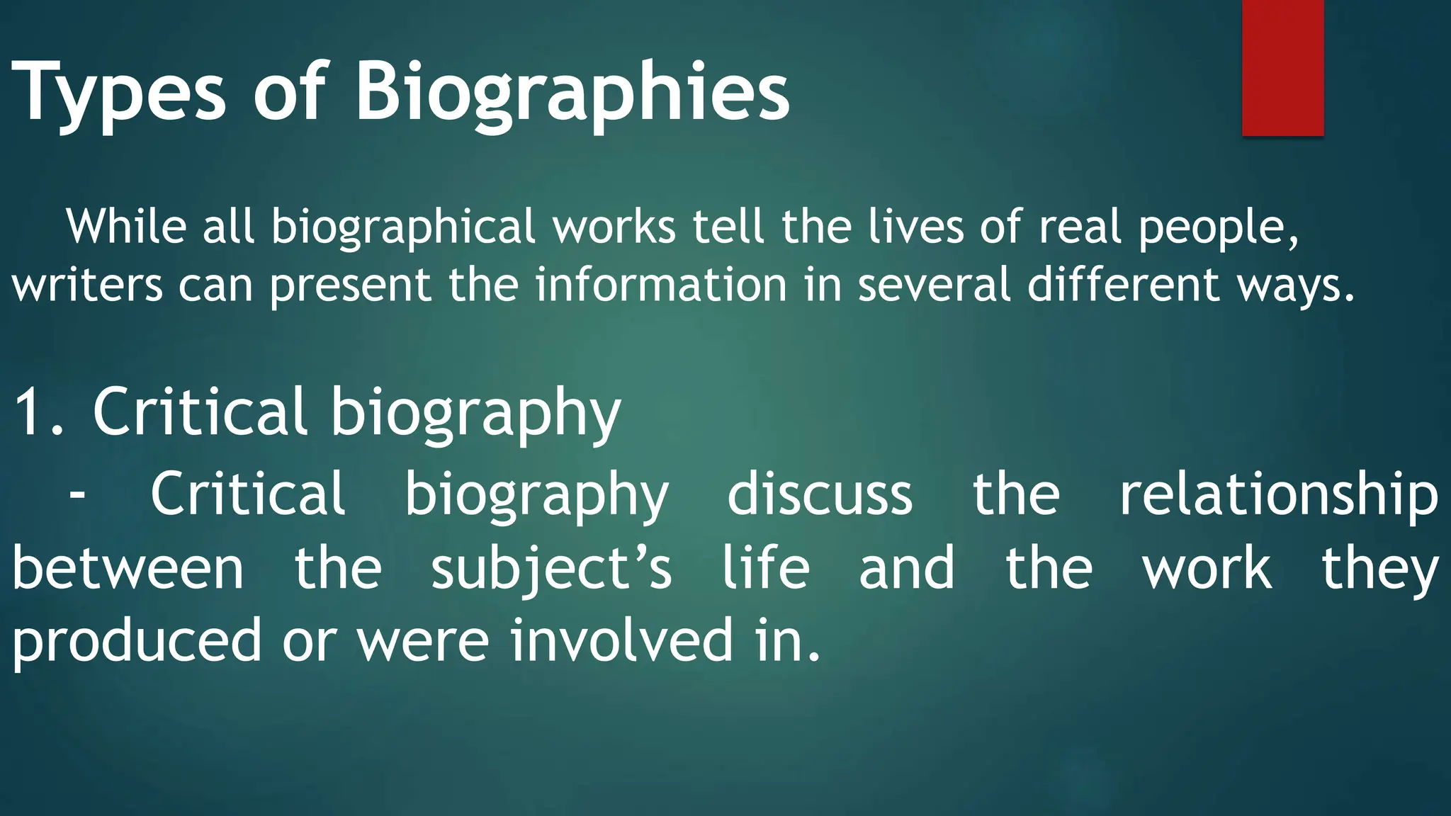 Biography Pptx Powerpoint Presentation Fo Pptx
