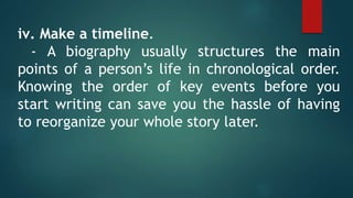 BIOGRAPHY.pptx powerpoint presentation fo | PPTX