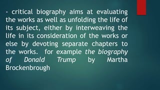 BIOGRAPHY.pptx powerpoint presentation fo | PPTX