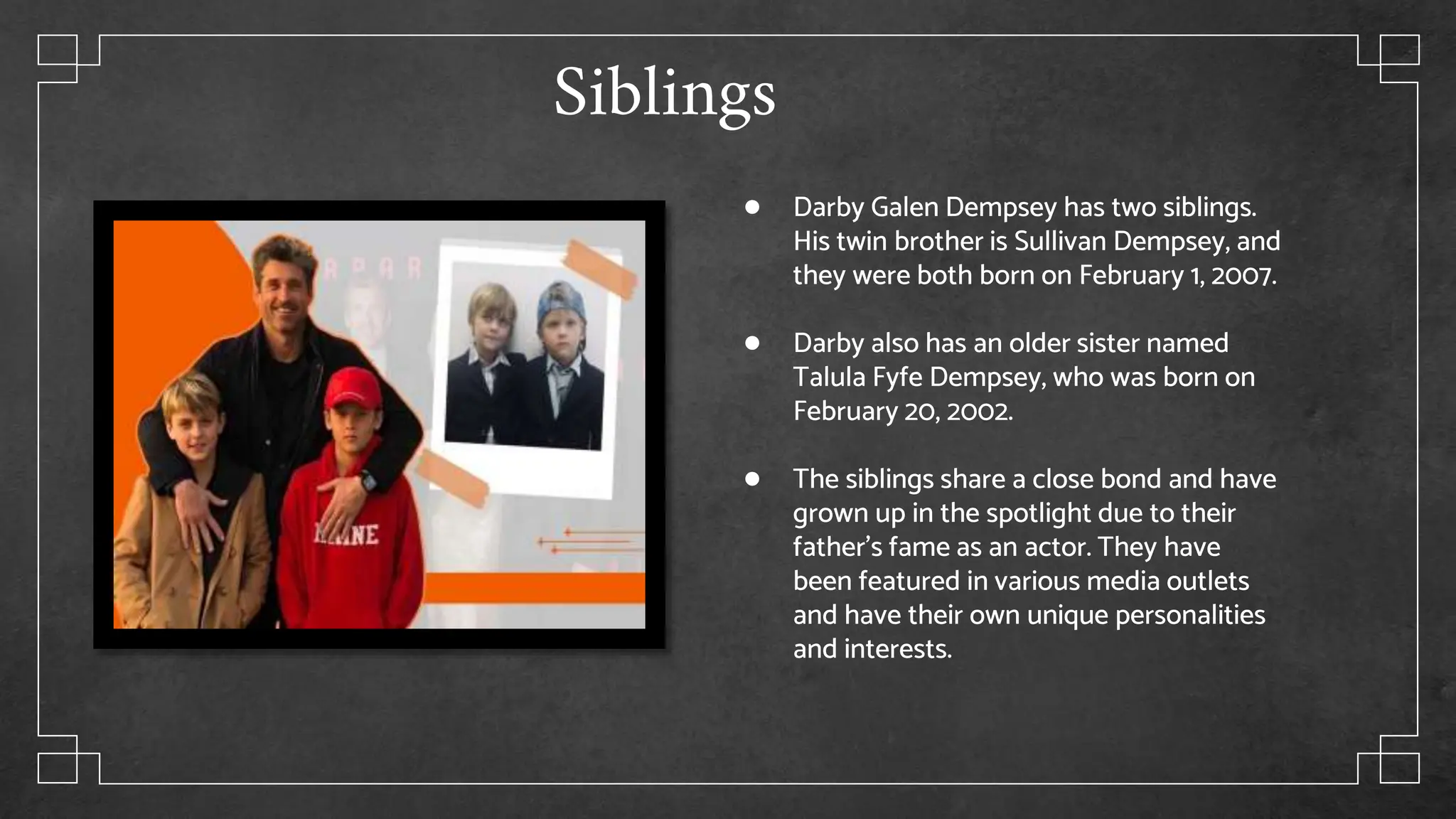 biography of darby galen dempsey : the young star | PPT