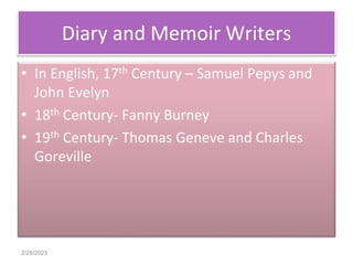 Biography - Introduction.pptx | Biographies | Genres