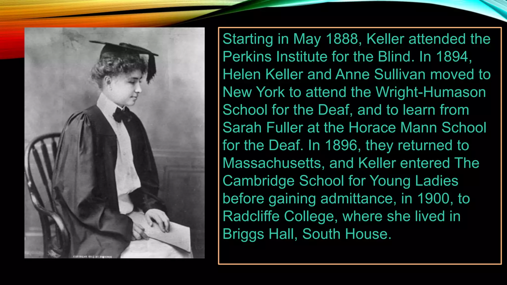 Biography of Helen Keller | PPTX