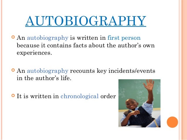 Biography and autoboigraphy