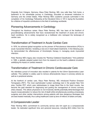 Biography and Career of Peter Rentrop MD.pdf