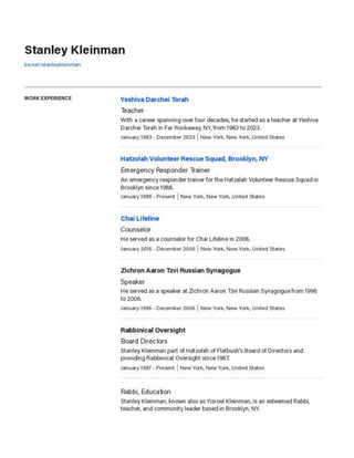 Biography and career of Stanley Kleinman.pdf