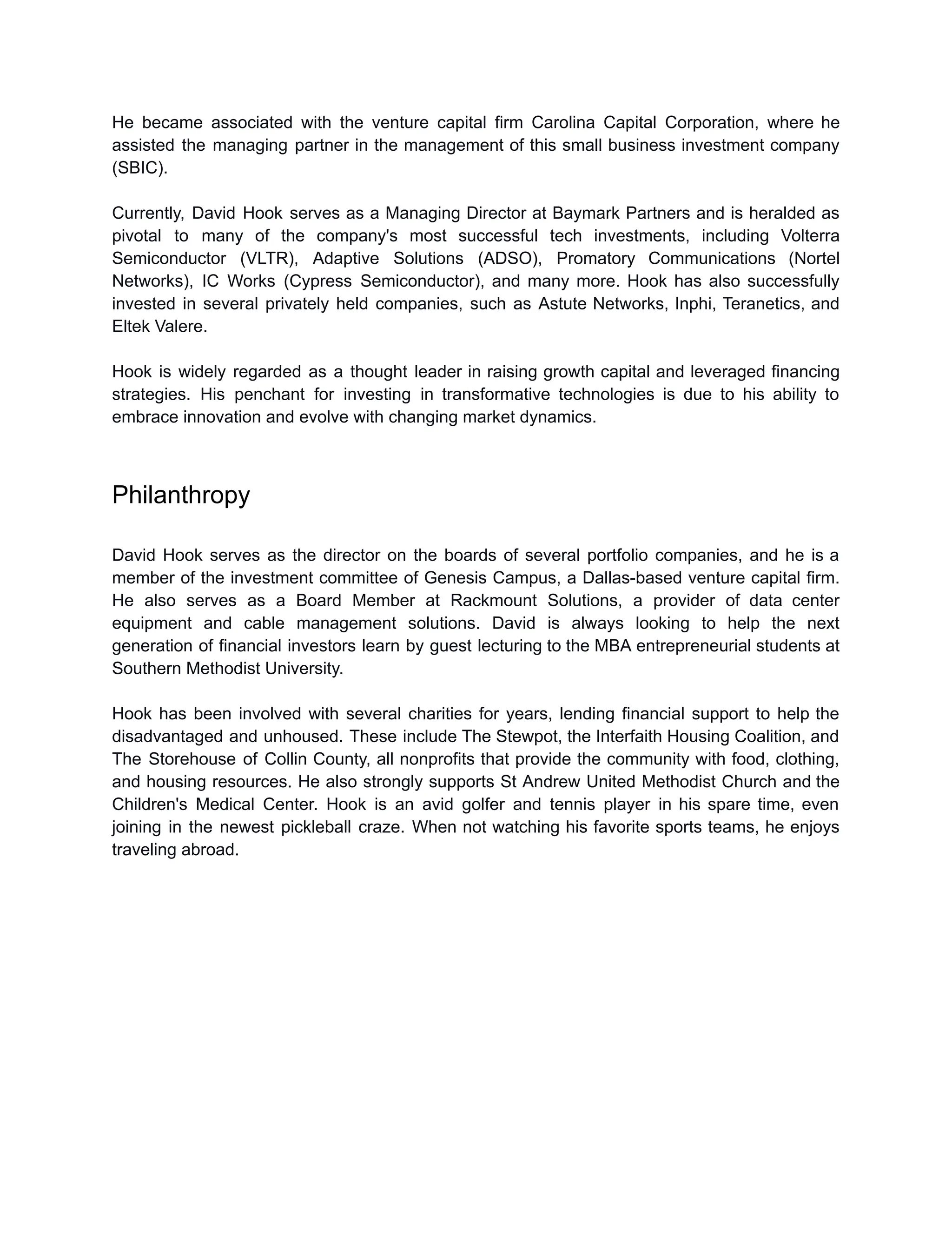 Biography and Professional Career of David Hook.pdf