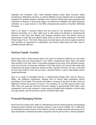 Biography and Professional Career of David Hook.pdf
