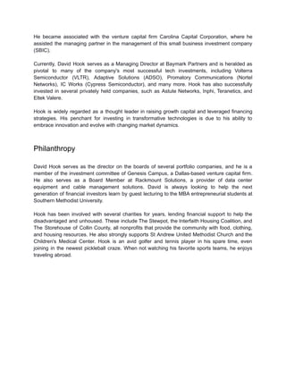 Biography and Professional Career of David Hook.pdf