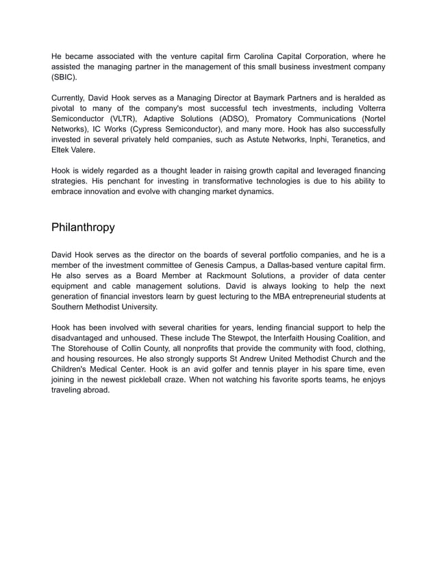 Biography and Professional Career of David Hook.pdf