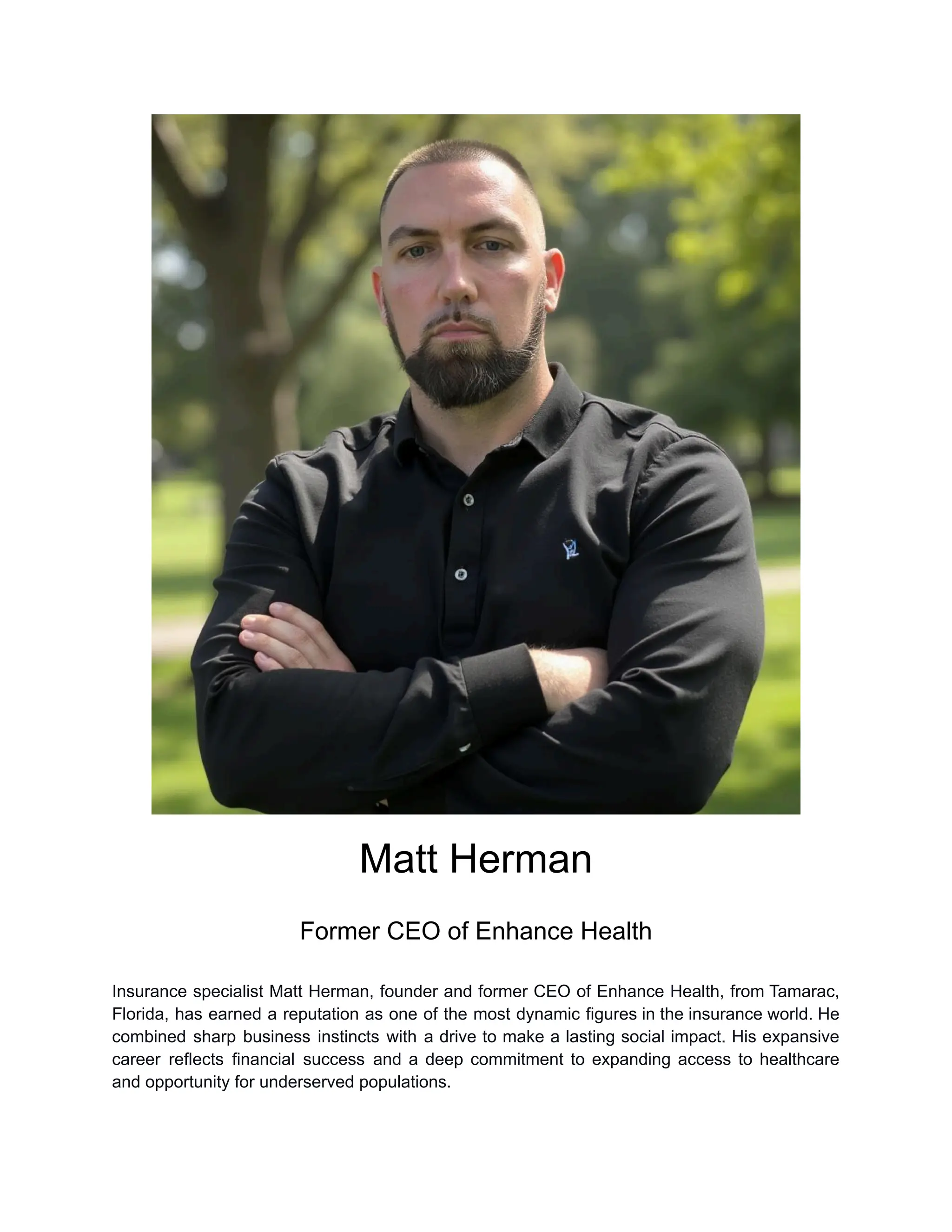 Biography and Professional Career of Matt Herman | PDF