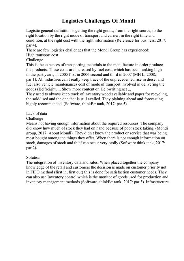 Biography Essays | PDF