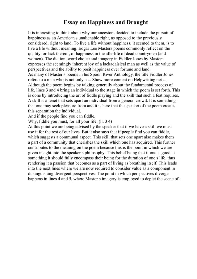 Biography Essays | PDF