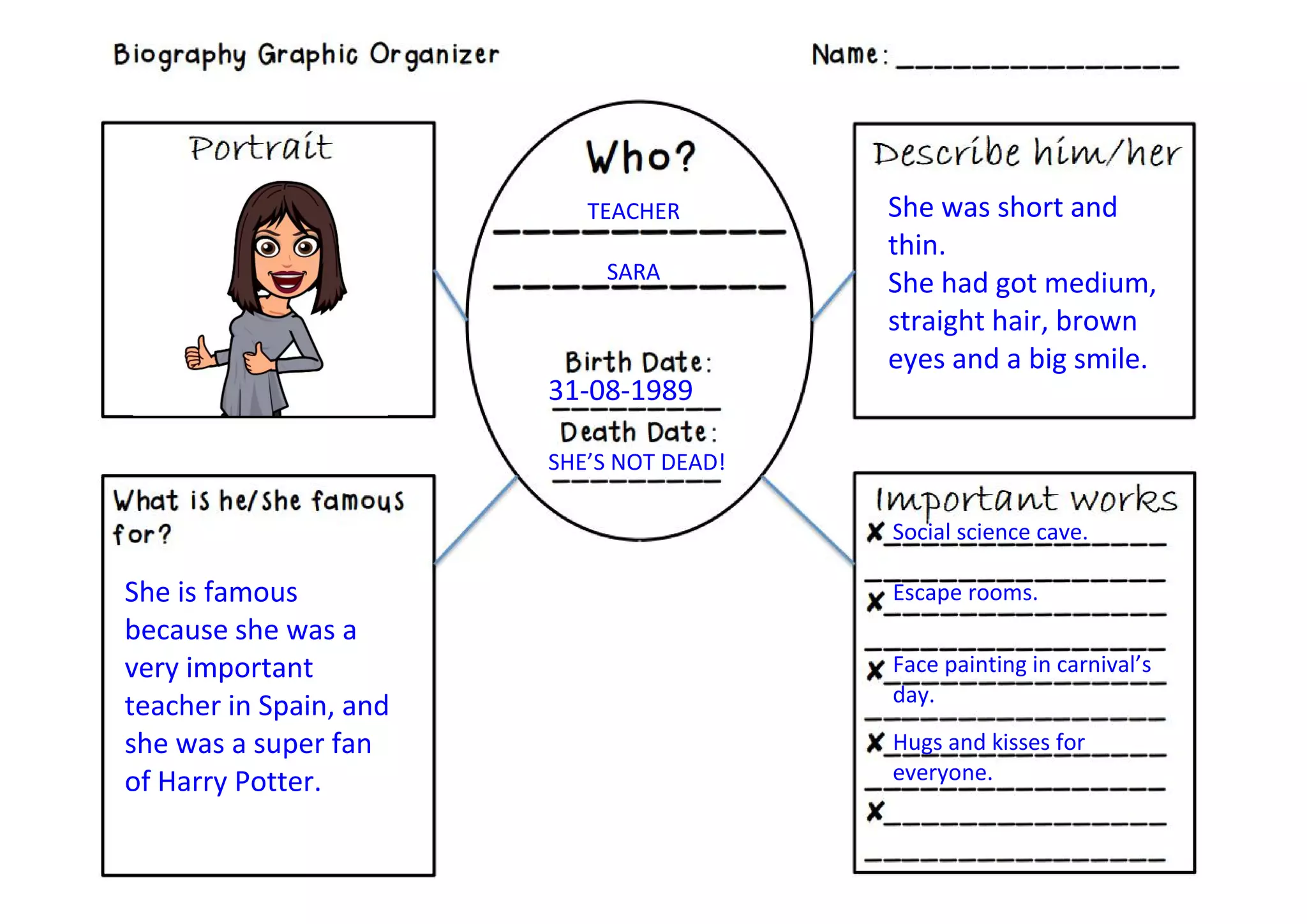 Biography example | PPT