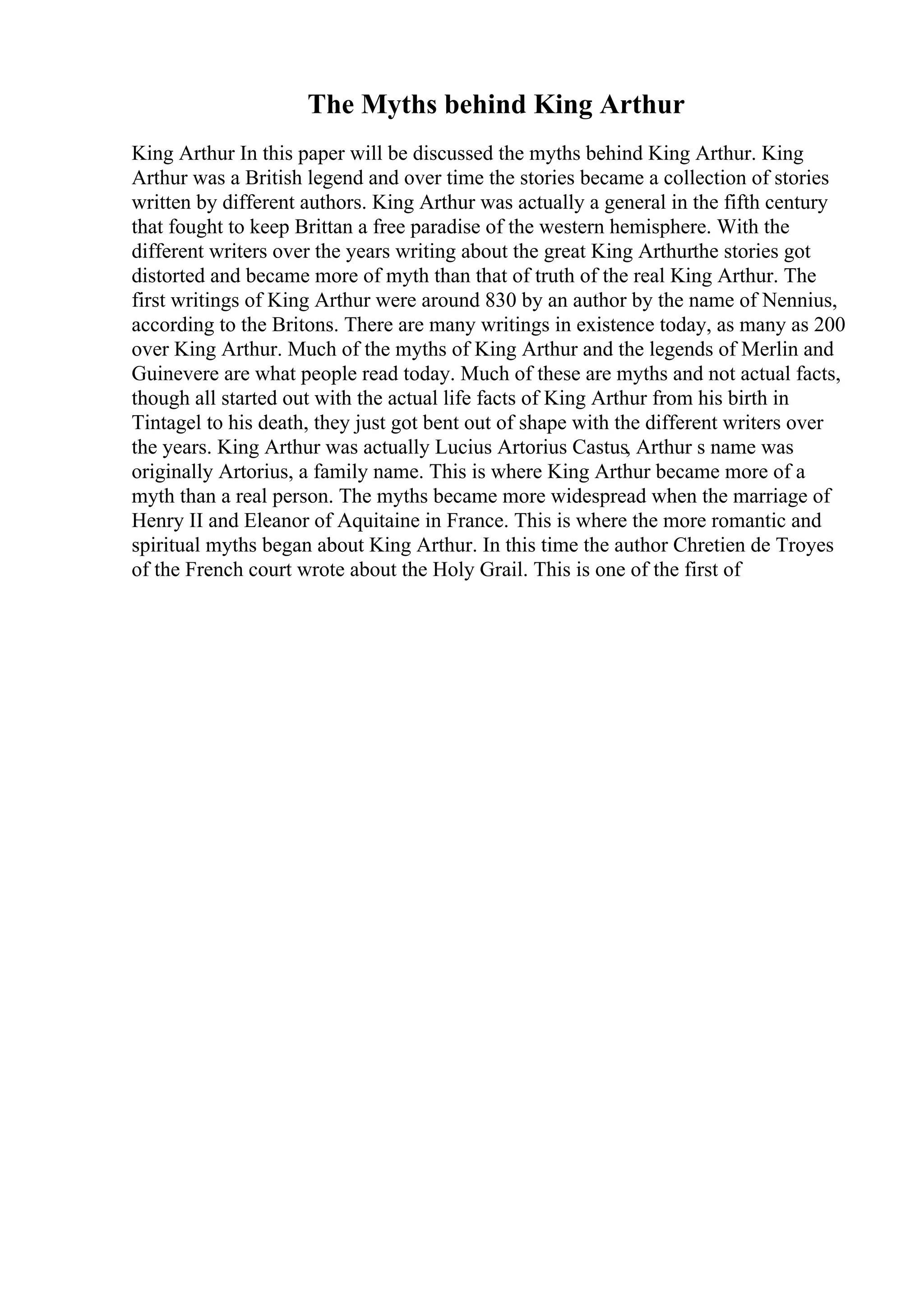 Biography Example Essay | PDF