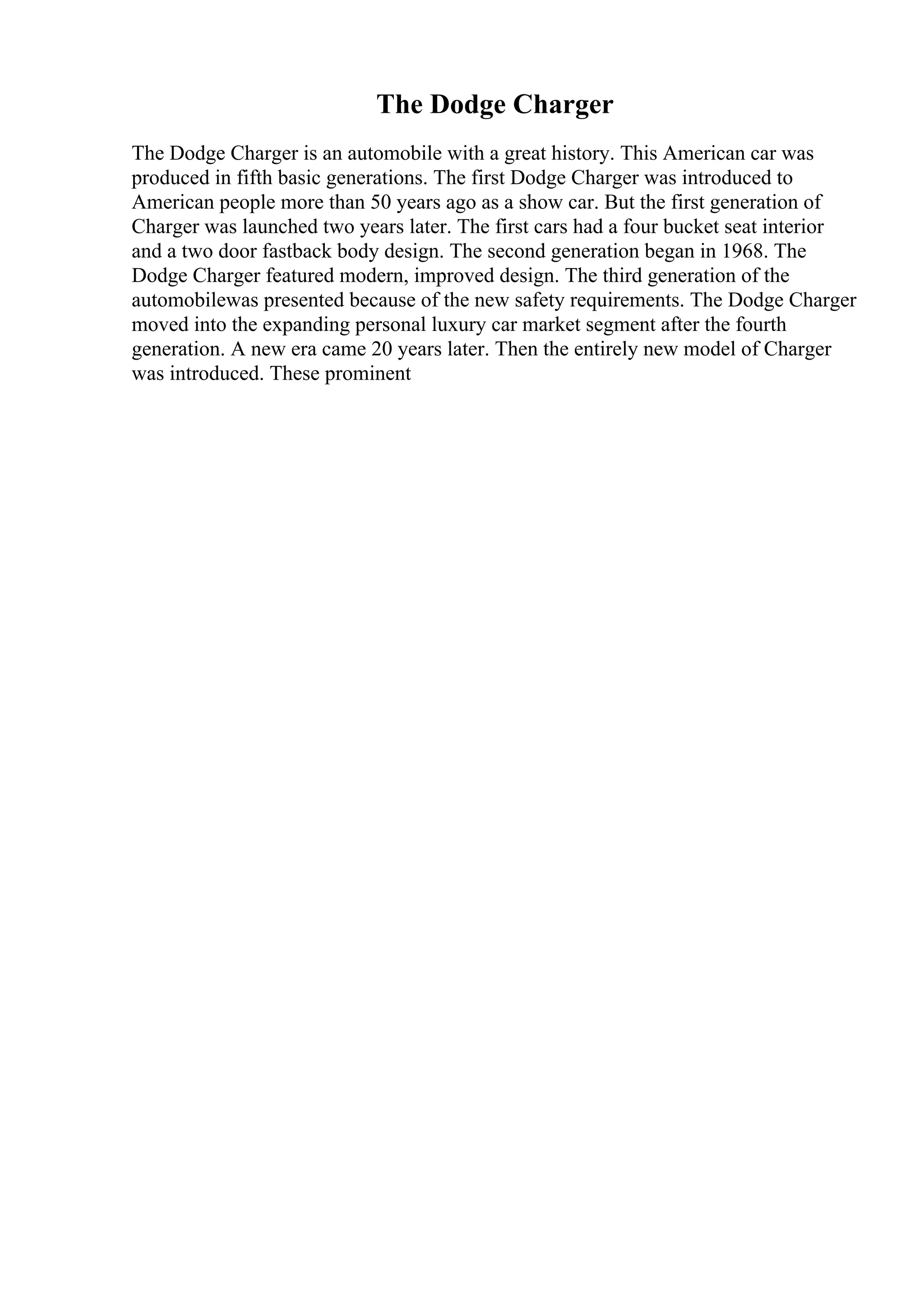 Biography Example Essay | PDF