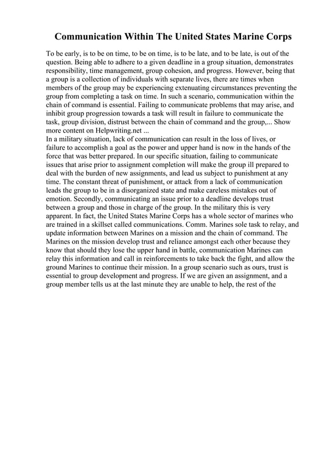 Biography Example Essay | PDF