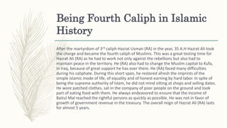Biography hazrat ali | PPTX