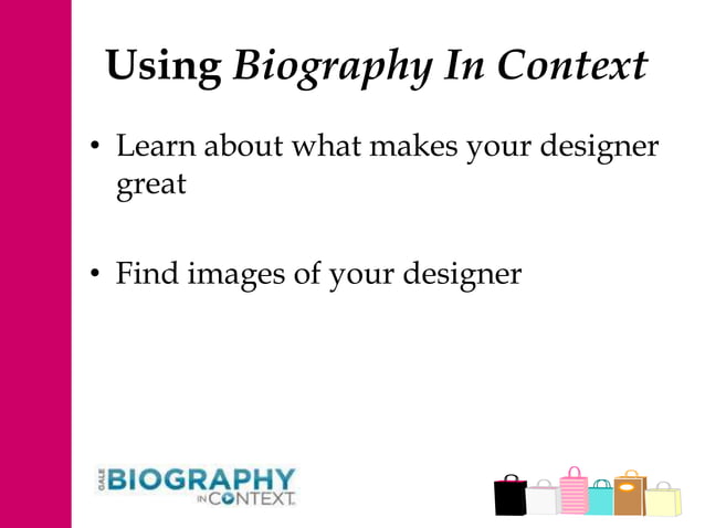 Biography in context guide | PPT