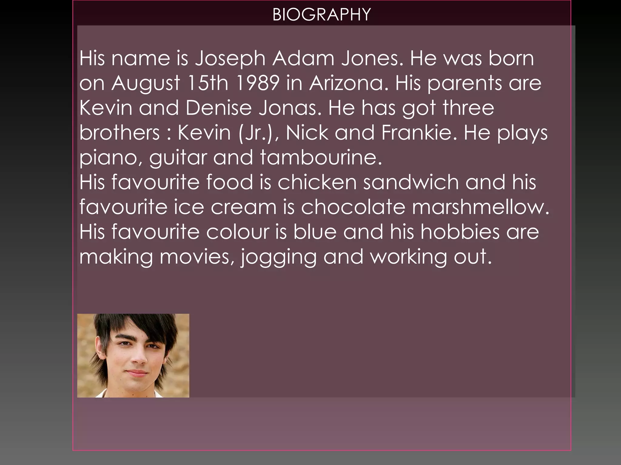 biography | PPT