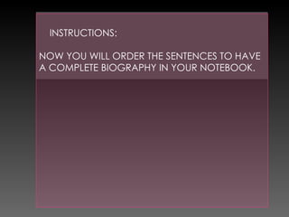 biography | PPT