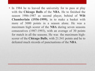 Biography Michael Jordan | PPTX