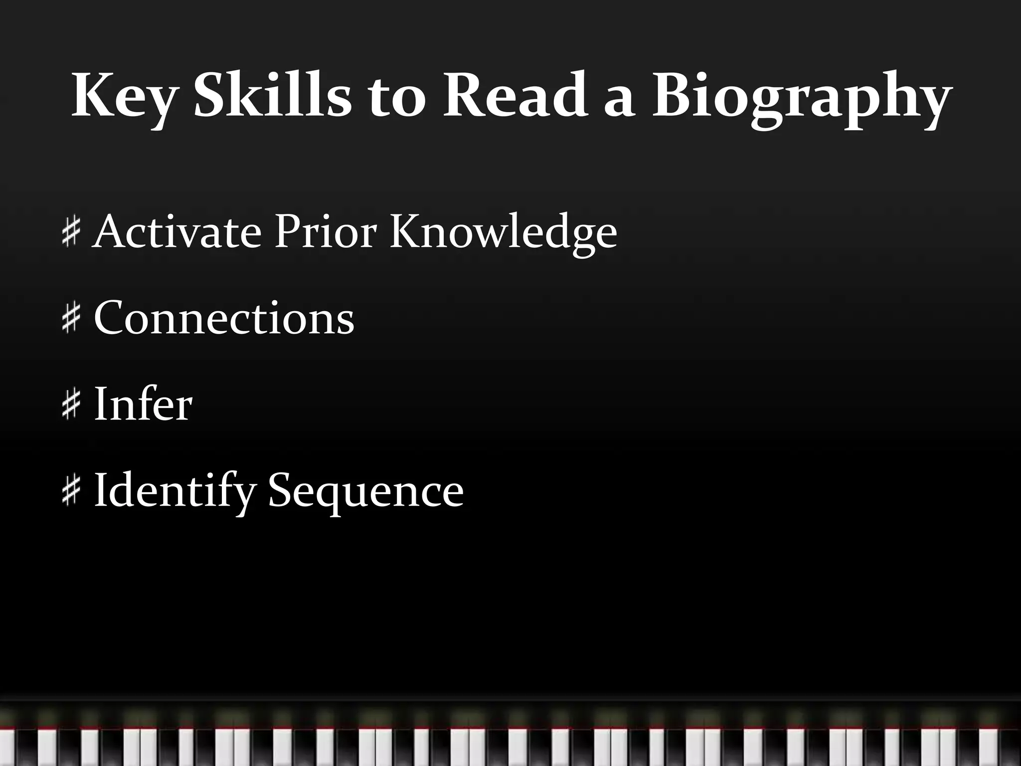 Biography notes | PPTX