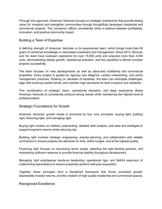 Biography of American Ventures | PDF