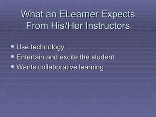 Biography of an e learner | PPT