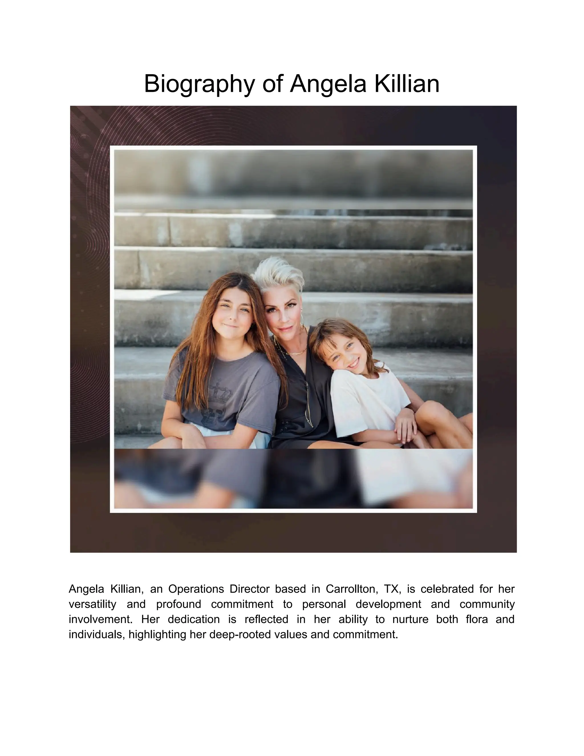 Angela Killian | Operations Director | Dallas | PDF